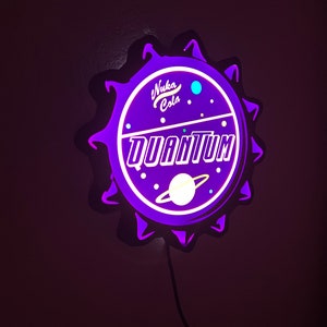 Fallout Nuka Cola Quantum LED Sign - Etsy