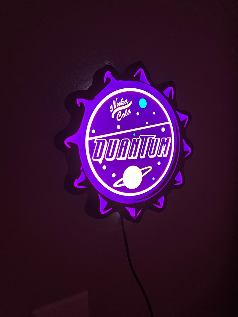 Fallout Nuka Cola Quantum LED Sign - Etsy