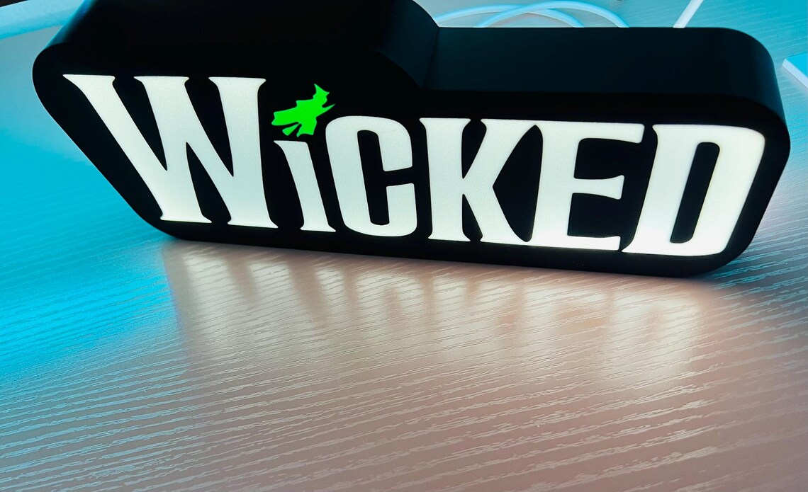 Wicked Inspired LED Sign - Etsy