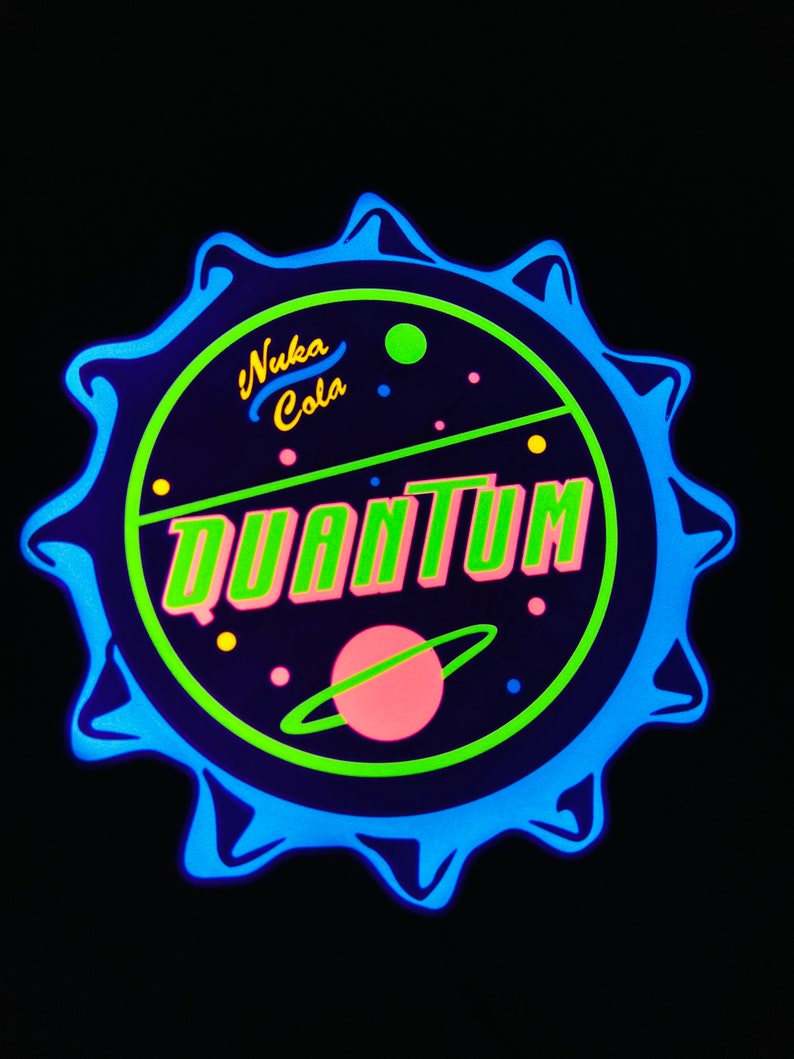 Fallout Inspired Nuka Cola Blue/purple Quantum LED Sign - Etsy