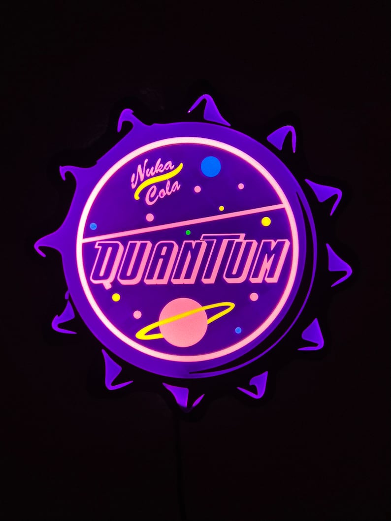 Fallout Nuka Cola Quantum LED Sign - Etsy