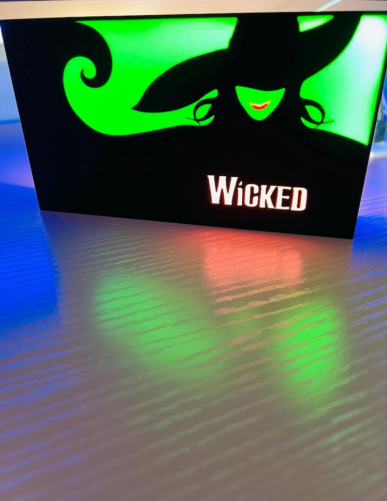 Wicked Inspired LED Sign - Etsy