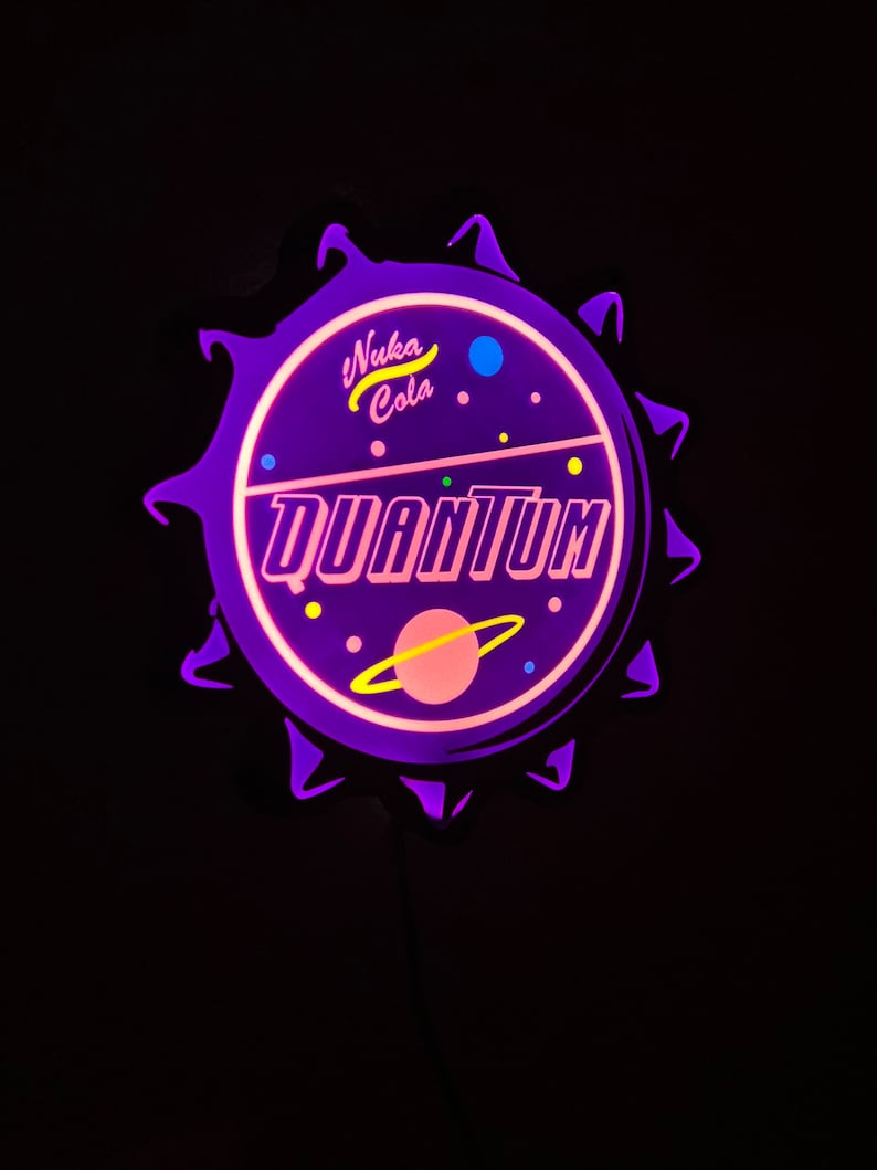Fallout Nuka Cola Quantum LED Sign - Etsy