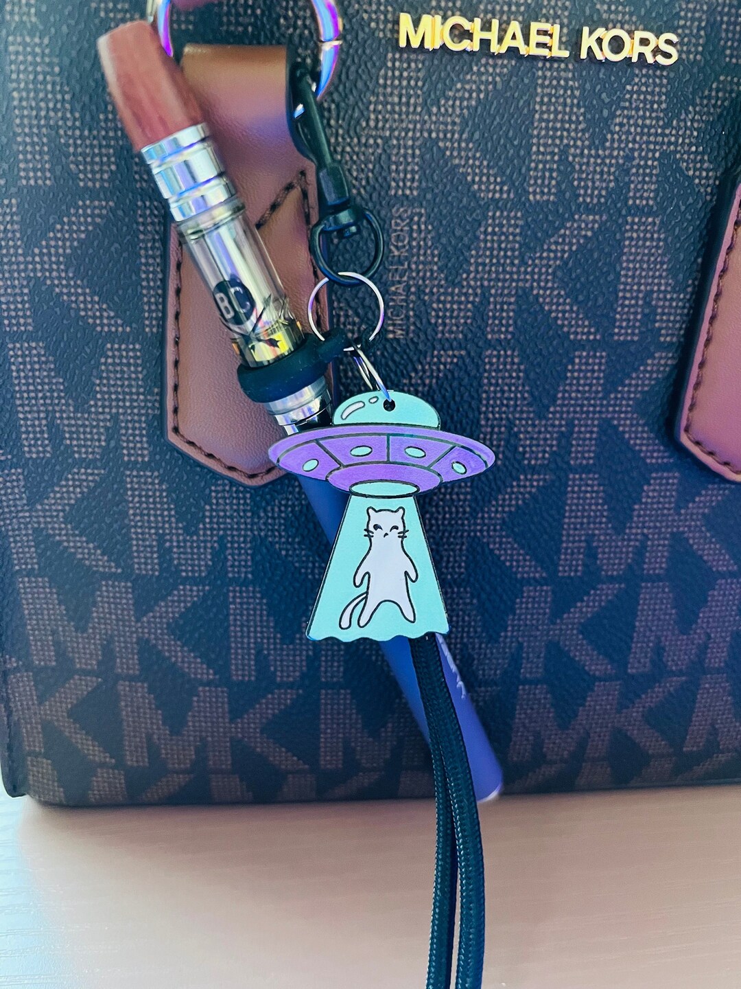 Kitty Spaceship Vape Charm - Etsy