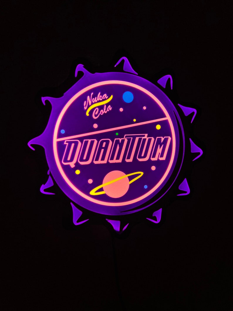 Fallout Nuka Cola Quantum LED Sign - Etsy