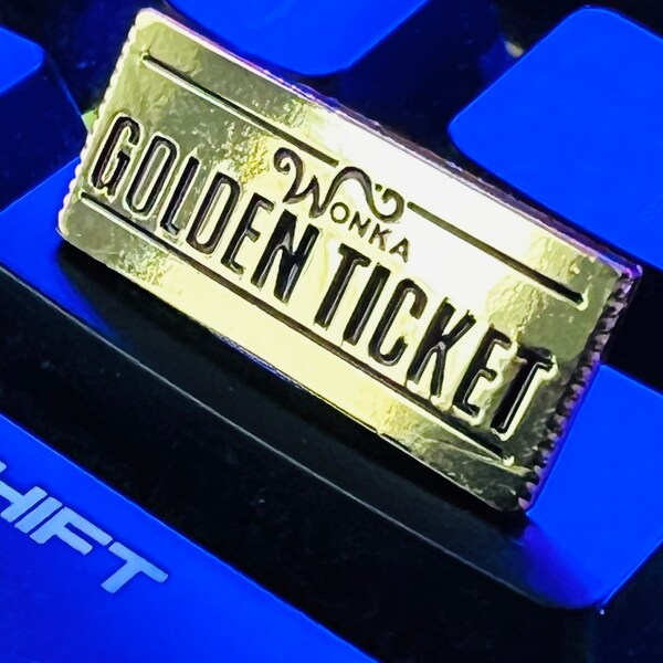 Golden Ticket Pin - Etsy
