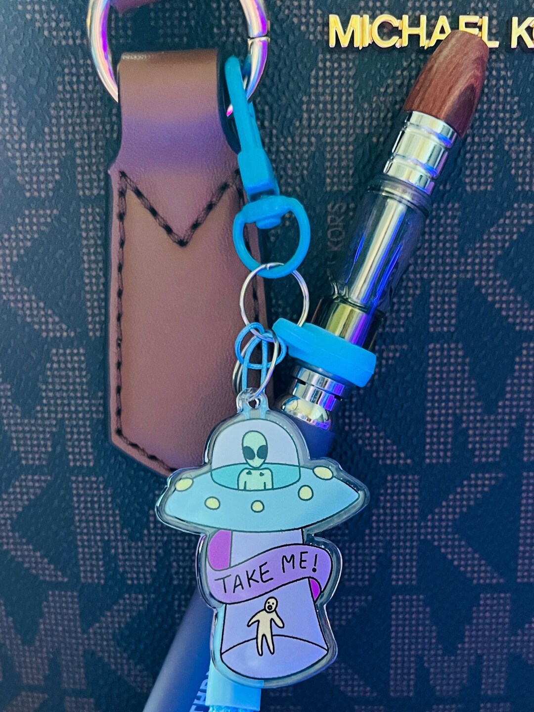 Blue Take Me Alien Vape Charm - Etsy