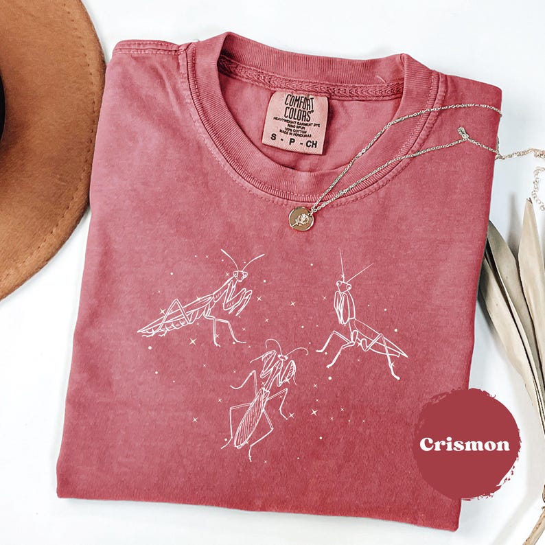 Praying Mantis Comfort Colors® Retro Tattoo, 90s Old School, Y2k ...