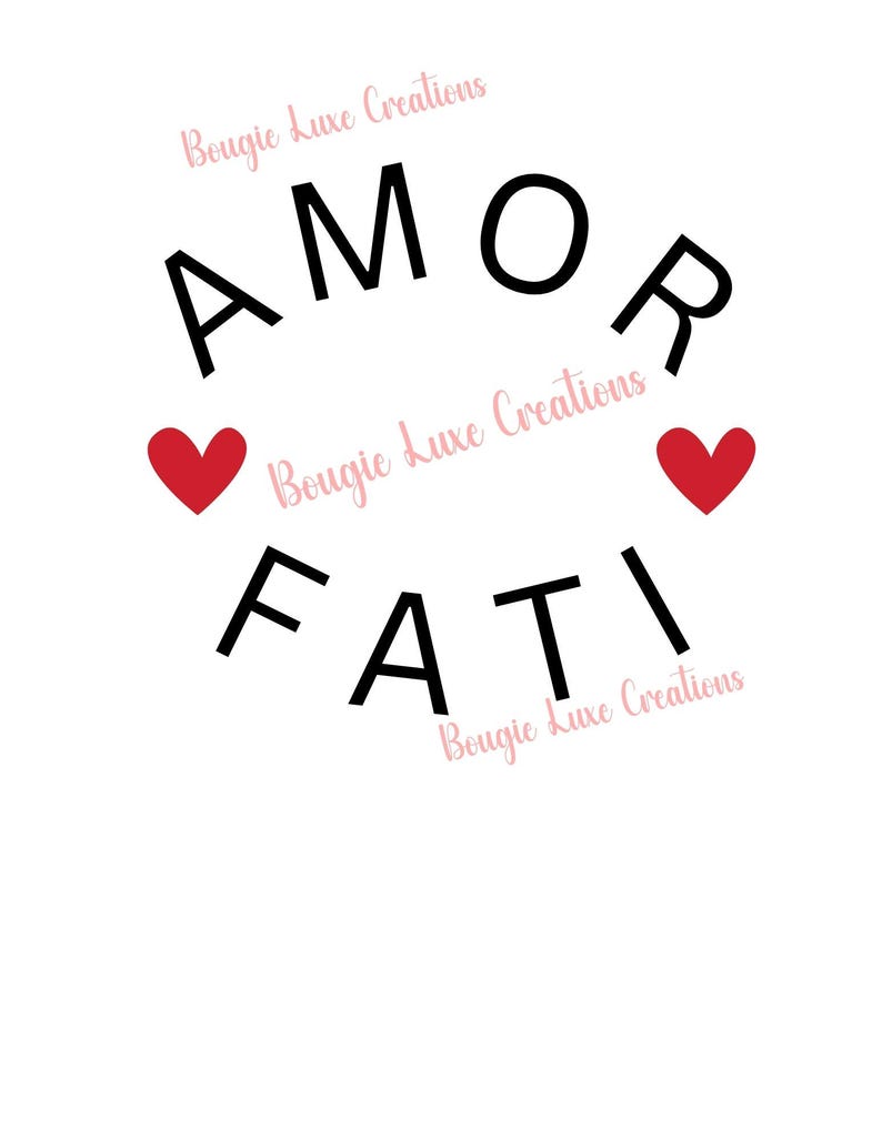 Amor Fati SVG - Etsy