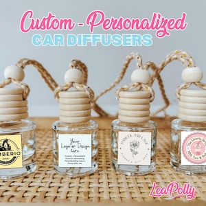 Custom Car Diffusers | Personalized Air Fresheners for Weddings ...