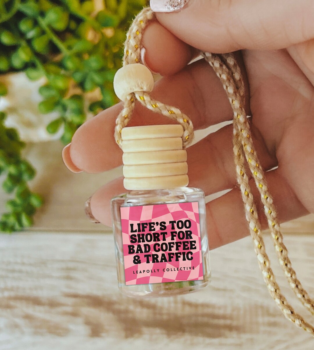 Life's Too Short Bad Coffee & Traffic Car Diffuser Hanging Diffuser Air ...