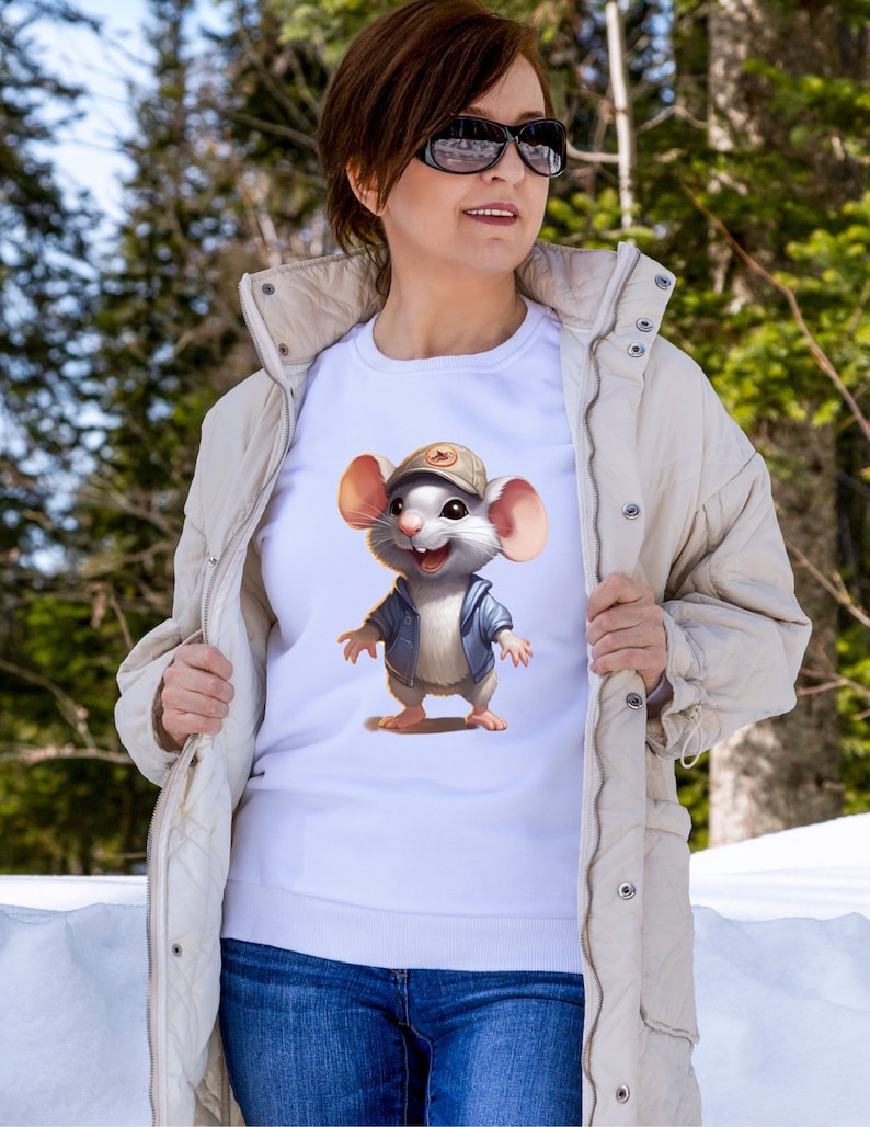 Pixar-style Mice, Cute Mouse Clip Art, Cartoon Animal Illustration ...