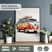 MJ-GRAPHICS® - Mood Poster Vw Oldtimer Vintage - Living Room Decoration ...