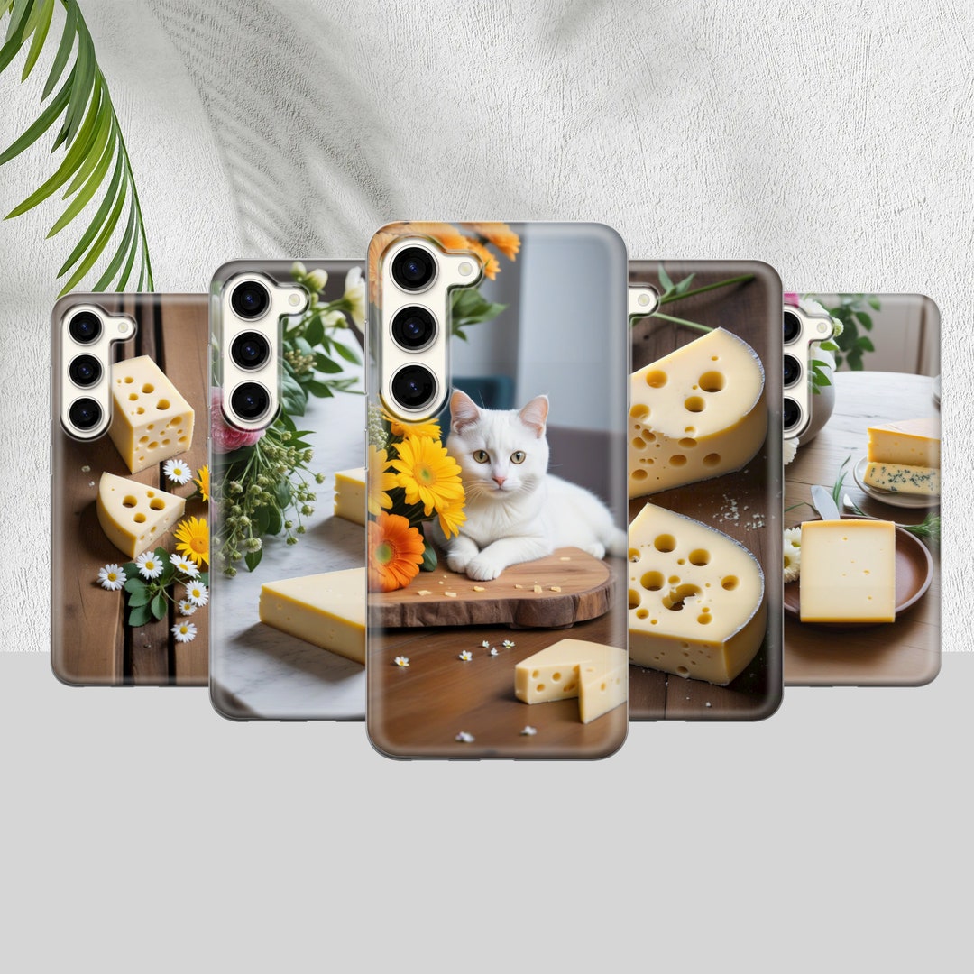 Cool Food Phone Case Swiss Cheese Cover for Samsung Galaxy S24 S23 FE ...