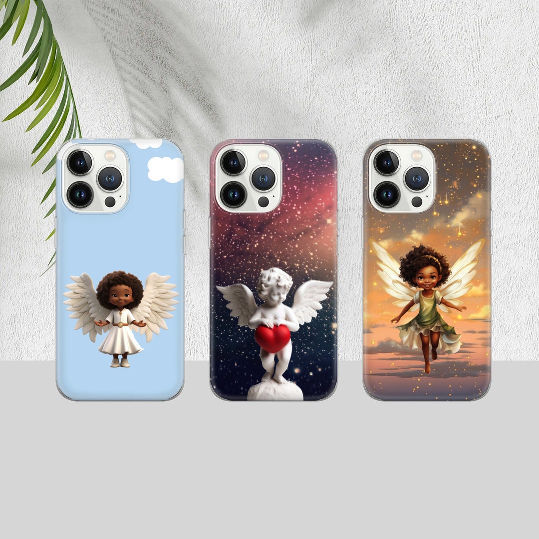 Guardian ANGEL Phone Case Wings Cover for iPhone 16 Pro, 15, 14, 13, 12 ...
