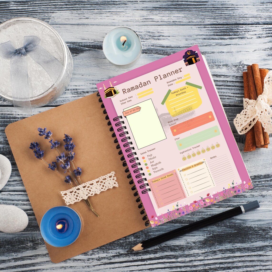 Ramadan Planner | Printable Ramadan Journal | Islamic Ramadan Calendar ...