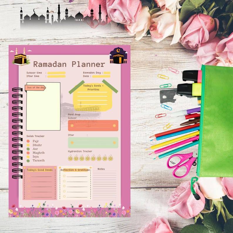 Ramadan Planner | Printable Ramadan Journal | Islamic Ramadan Calendar ...