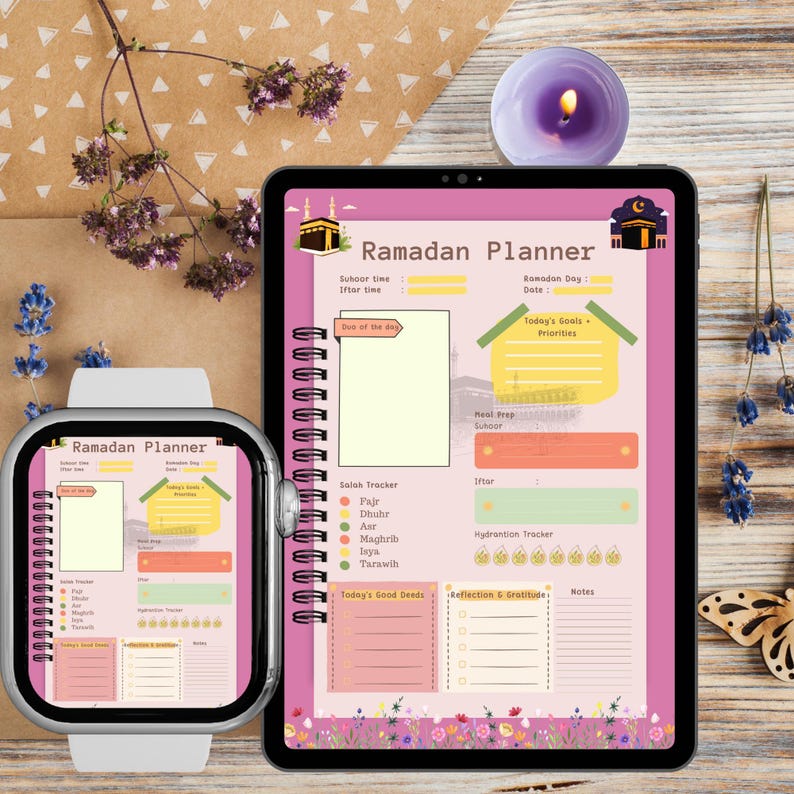 Ramadan Planner | Printable Ramadan Journal | Islamic Ramadan Calendar ...