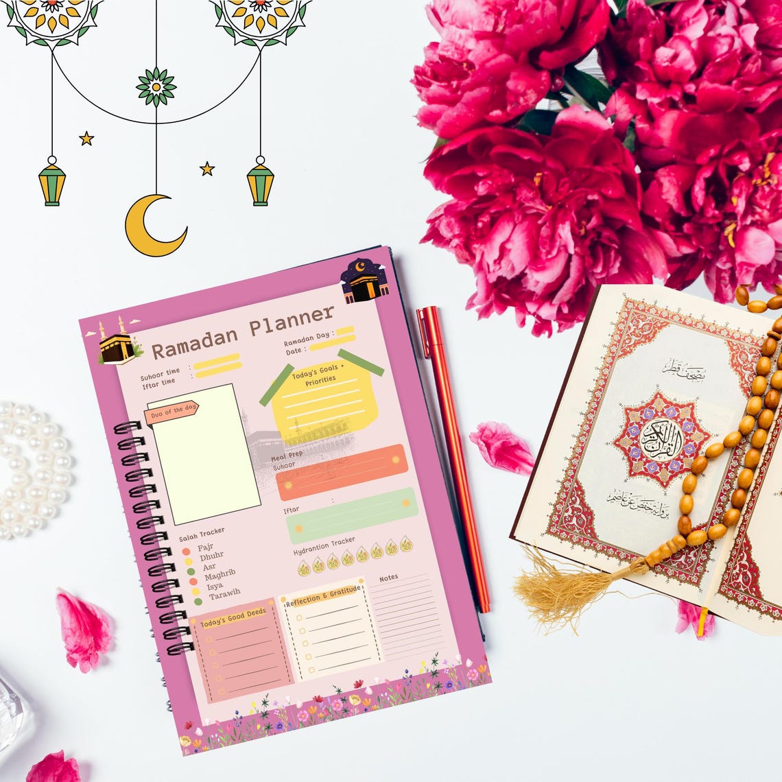 Ramadan Planner | Printable Ramadan Journal | Islamic Ramadan Calendar ...