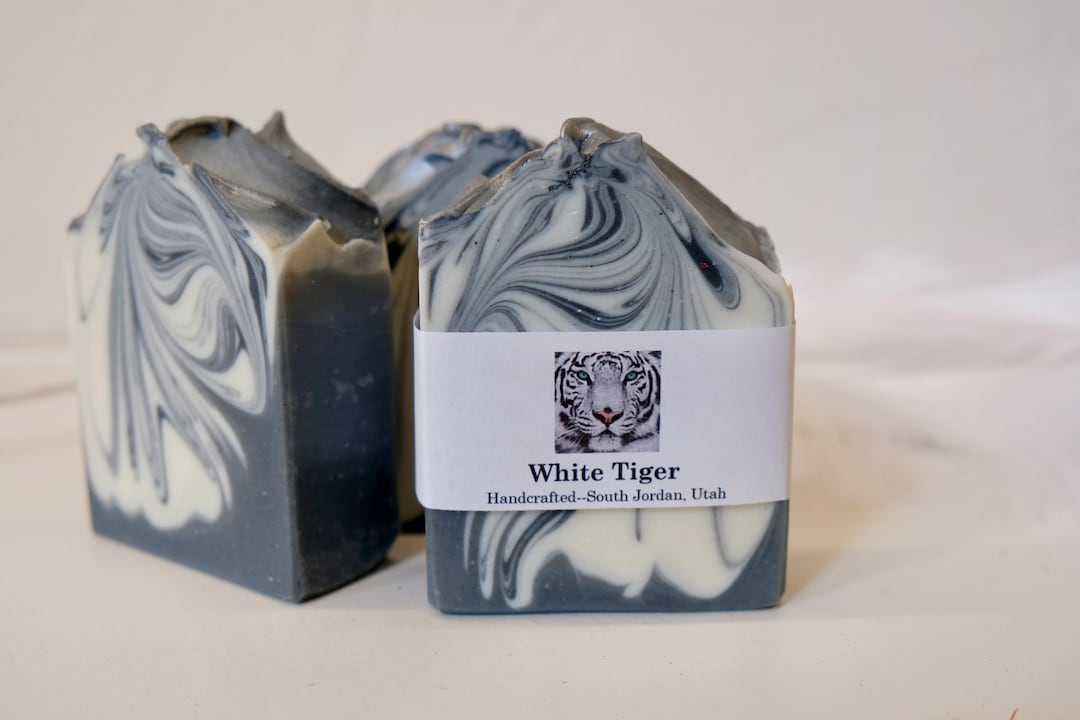White Tiger Soap Handmade Hydrating All Natural Artisan Nearly Naked ...