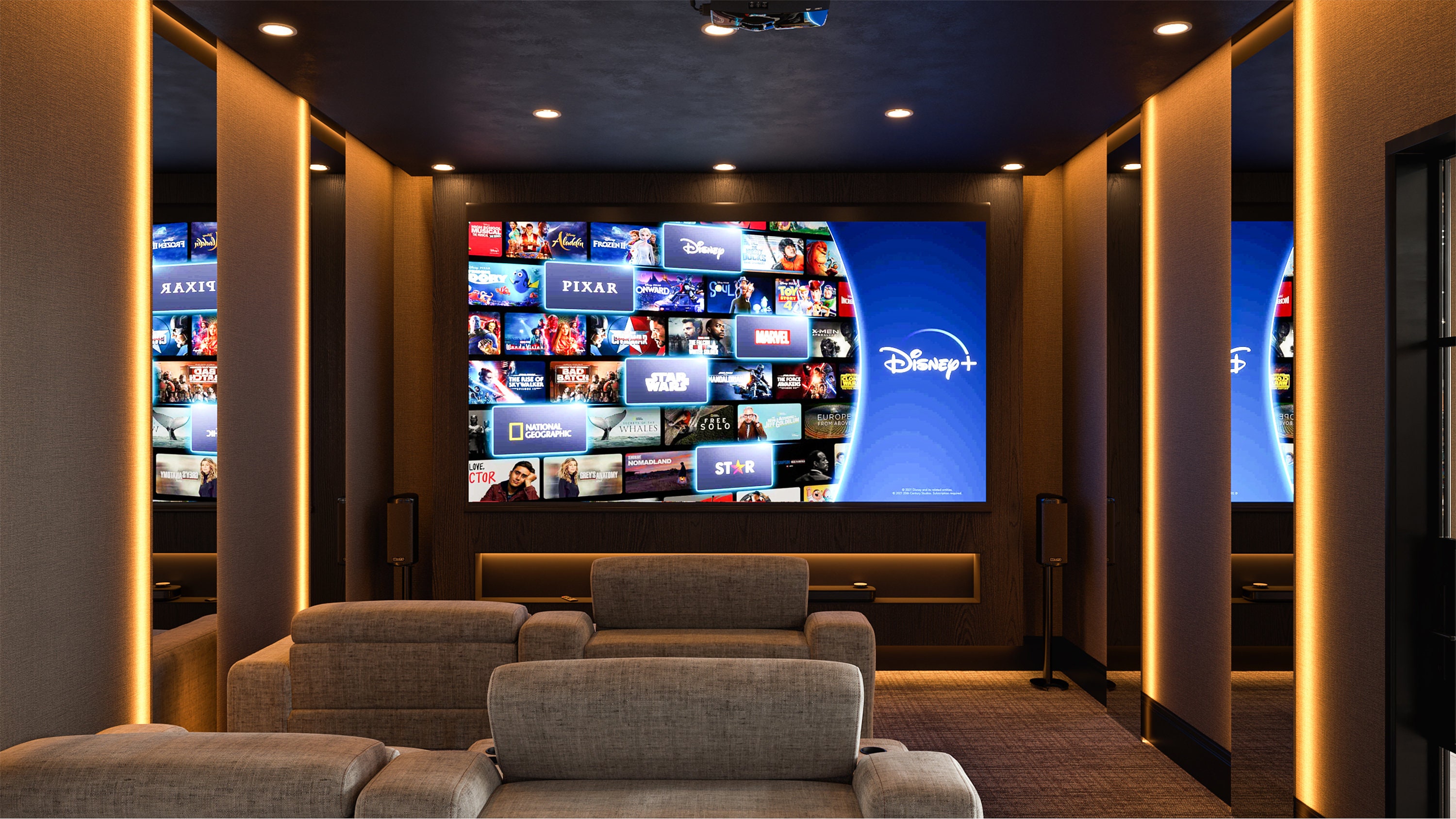 Cinema Room Designs, Fitness Room Design, Fitness Room, House Cinema ...