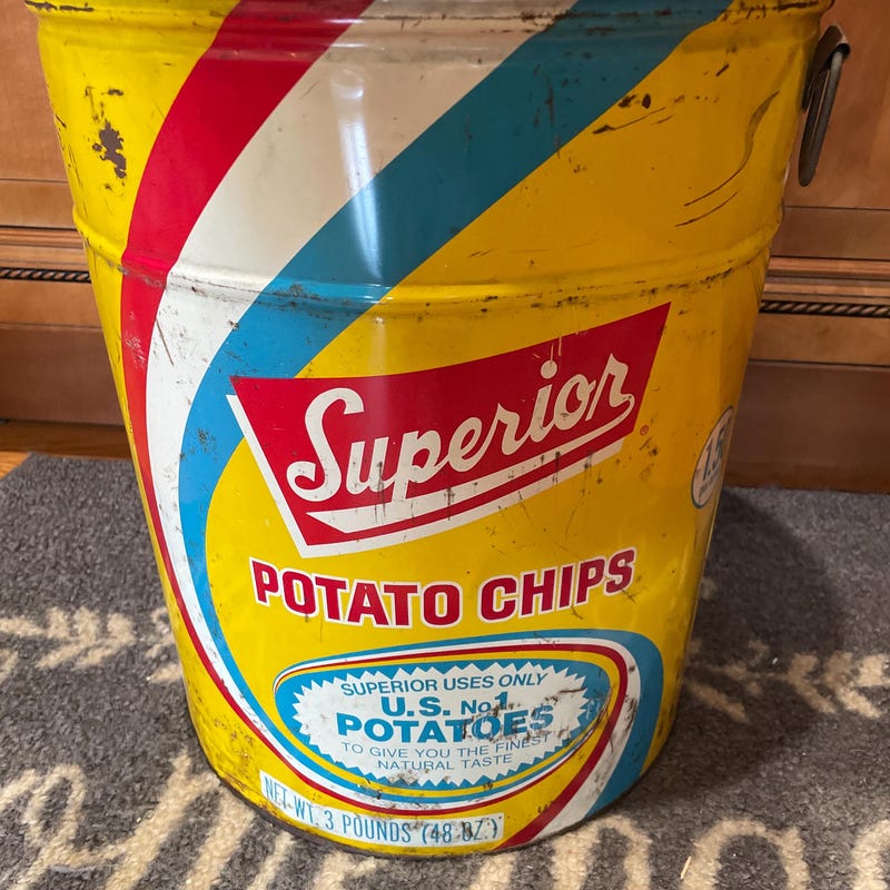 Potato Chip Tins - Etsy