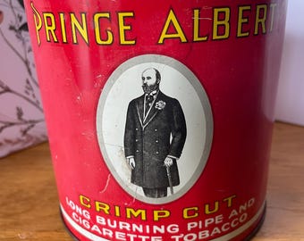 Vintage Prince Albert 14 Oz. Tobacco Tin Crimp Cut - Etsy
