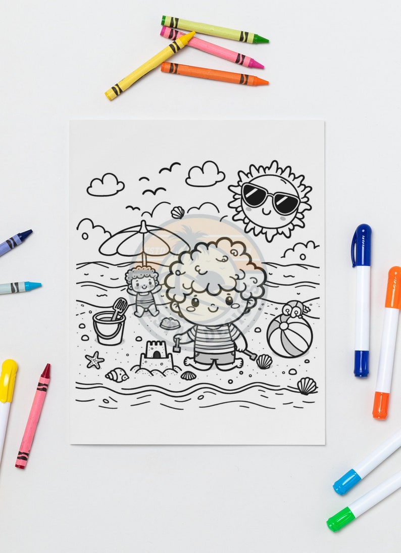 Summer Coloring Sheets - Summer, Summer Activities, Kids Coloring ...