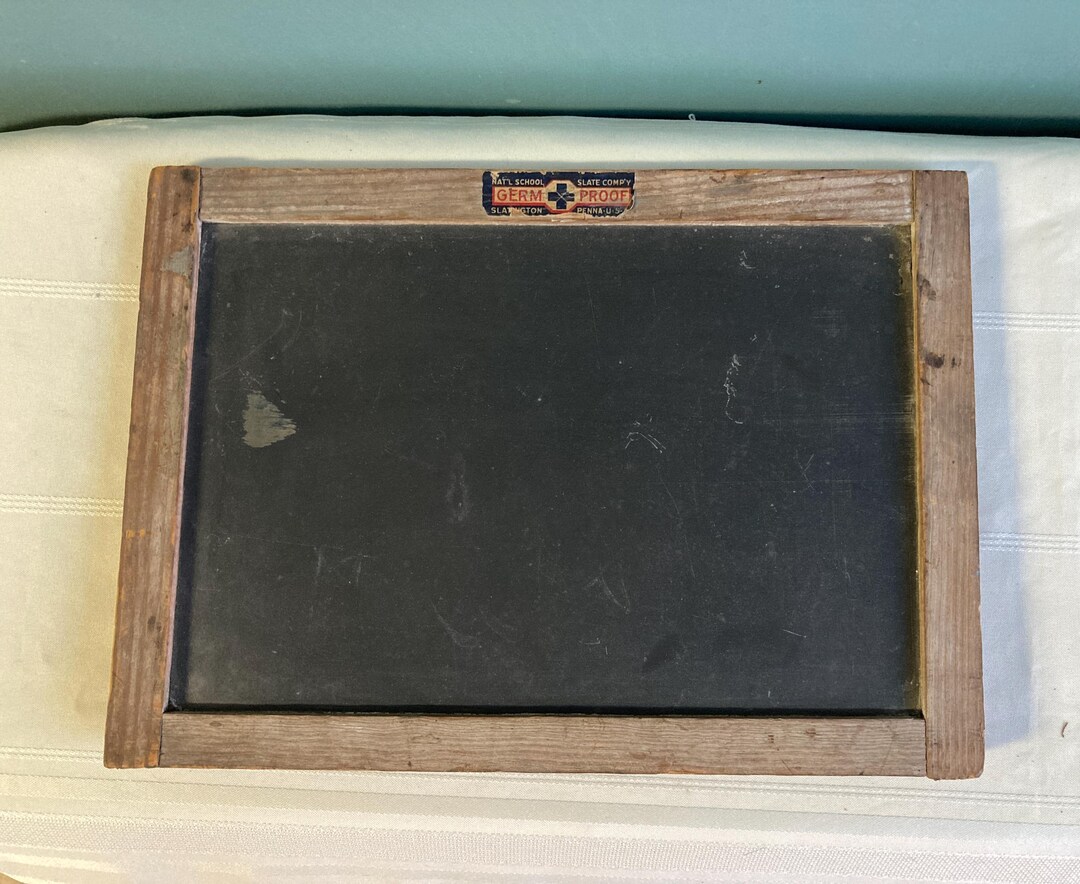 Vintage Writing Slate: National School Slate Co., PA - Etsy
