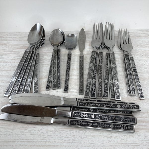Korean Spoon and Fork Set - Etsy