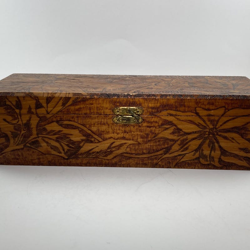 Pyrography Box - Etsy