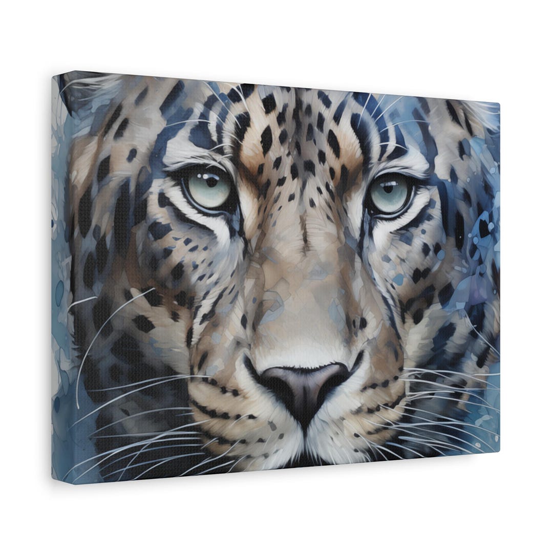Majestic Leopard Canvas Art Print, Home Decor, Animal Lover Gift, Wall ...