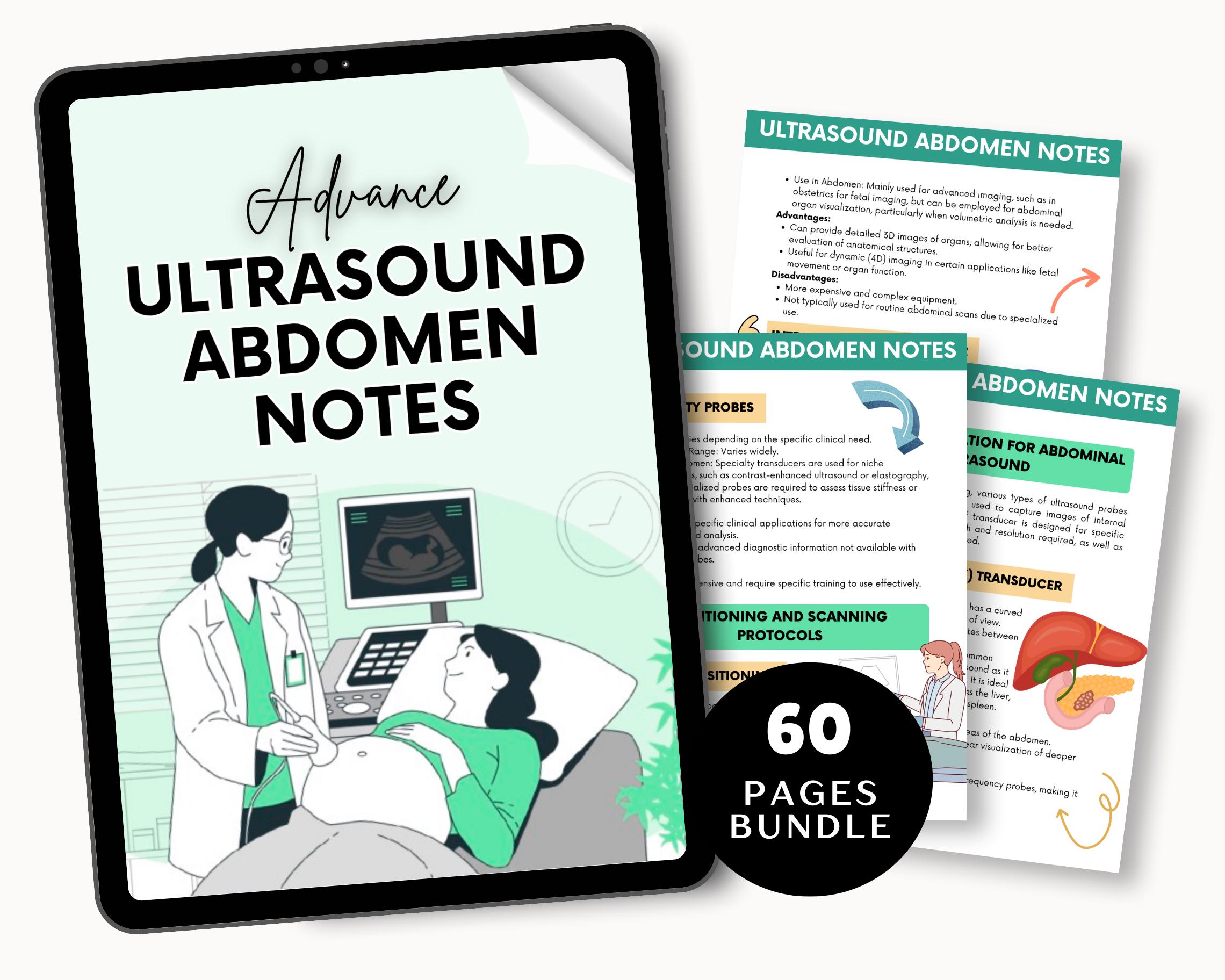 Abdomen Ultrasound Study Guide: Sonography Exam Prep (PDF Download) - Etsy