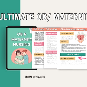 OB & Maternity Study Guide, Nursing Student Study Guide, Labor and ...