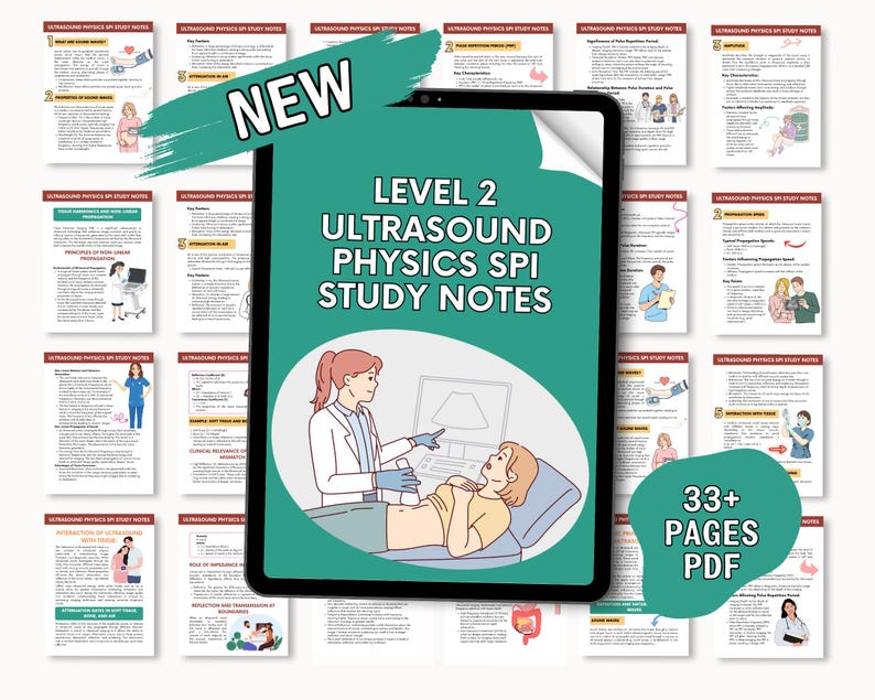 Ultrasound Physics SPI Study Notes | Level 2 SPI Exam Prep | Physics ...
