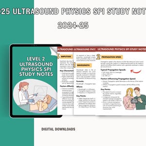 Ultrasound Physics SPI Study Notes | Level 2 SPI Exam Prep | Physics ...