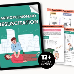 Cardiopulmonary Resuscitation | Cardiology | A&P Guide | 13 Pages ...