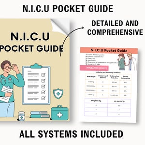 NICU Nurse Pocket Guide: RN & Student Nurse Reference (PDF) - Etsy