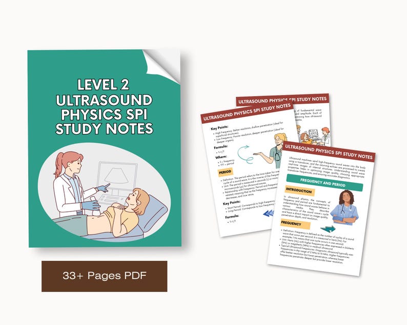 Ultrasound Physics SPI Study Notes | Level 2 SPI Exam Prep | Physics ...