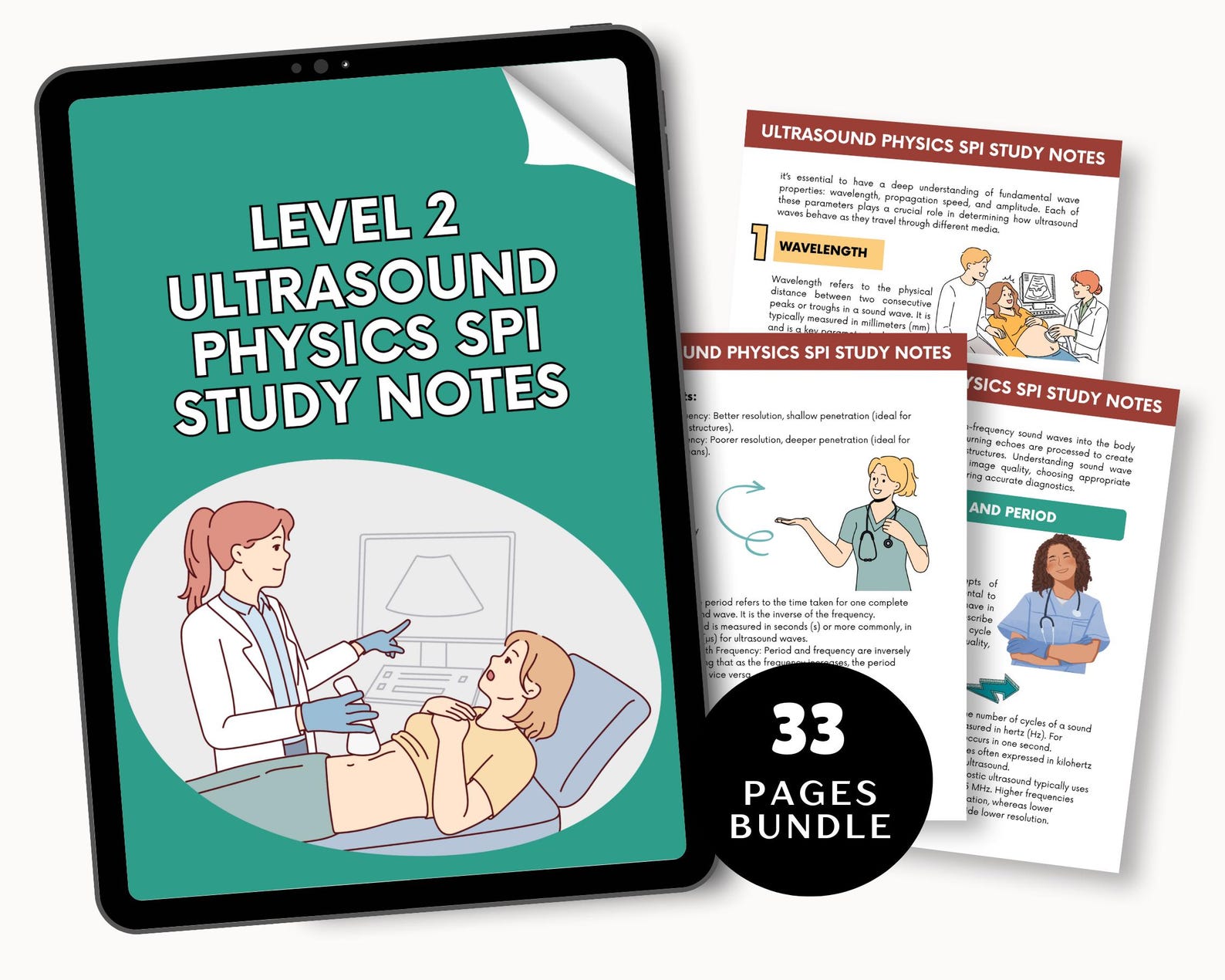 Ultrasound Physics SPI Study Notes | Level 2 SPI Exam Prep | Physics ...