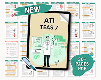 The Complete ATI TEAS 7 Study Guide - Etsy