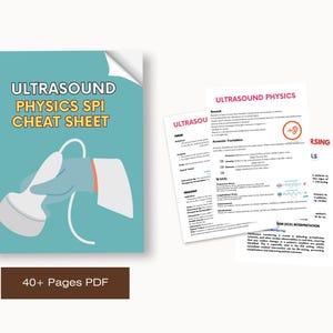 Ultrasound Physics SPI Study Notes: Sonographer Exam Prep (digital ...