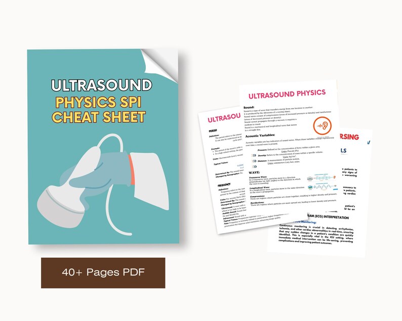 Ultrasound Physics SPI Study Notes: Sonographer Exam Prep (digital ...
