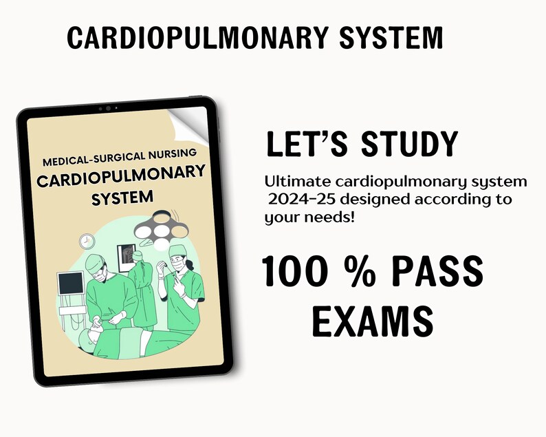 Cardiovascular System A & P Study Guide Nursing Notes the Heart Anatomy ...