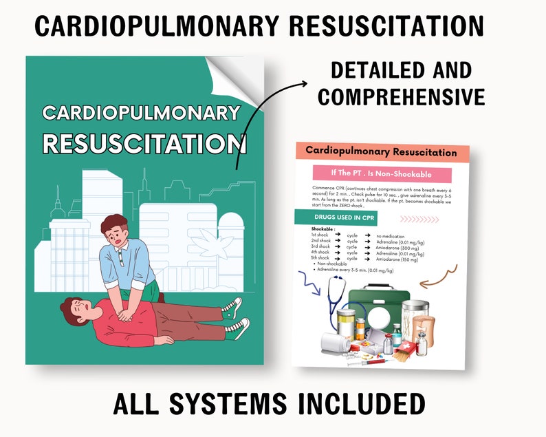 Cardiopulmonary Resuscitation | Cardiology | A&P Guide | 13 Pages ...