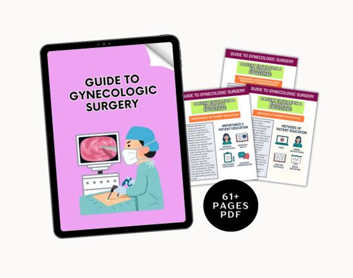 Gynecologic Surgery Guide - Nursing Study Workbook - 2025 Edition ...