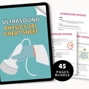 Ultrasound Physics SPI Study Notes: Sonographer Exam Prep (digital ...