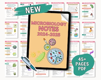 Ultimate Microbiology Notes Perfect for Medical Students to Prepare for ...
