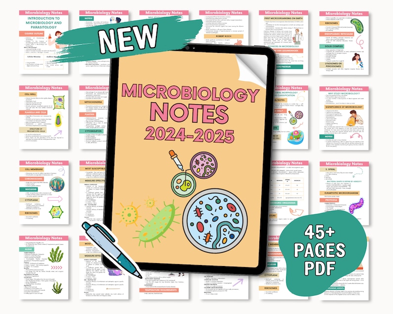 Microbiology Masterclass Notes: Medical Student Cheat Sheet (digital ...