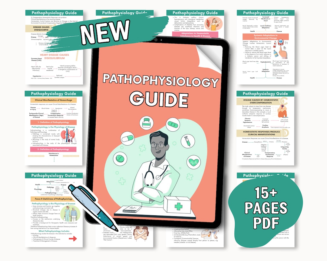 Pathophysiology Study Guide Bundle: Nursing School Notes (PDF & PNG) - Etsy